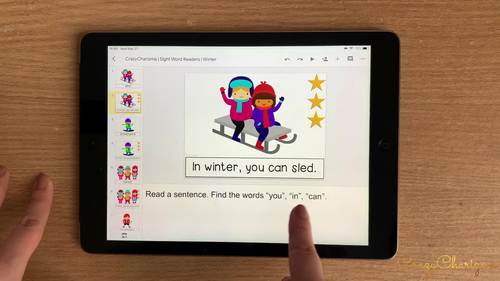 Winter Emergent Reader Preschool & Kindergarten Read Aloud Activities