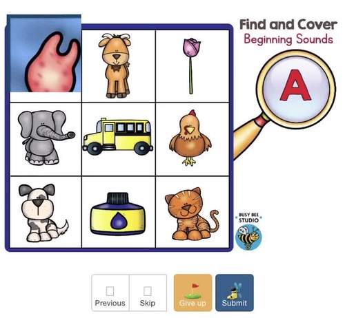 Beginning Sounds Boom Cards | #Distance Learning by Busy Bee Studio