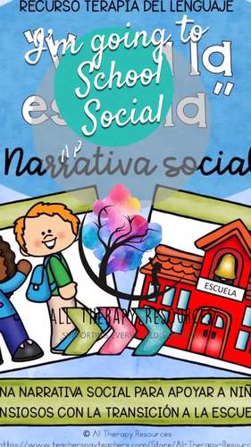 SPANISH VERSION - I'm Going to School - Separation Anxiety Narrative ...