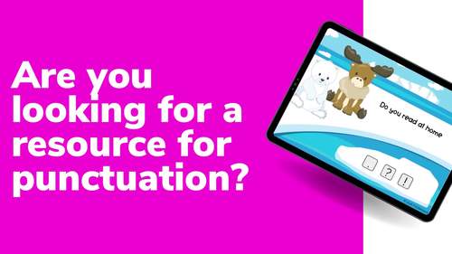 Ending Sentence Punctuation Boom Cards by Fiddleheads | TPT