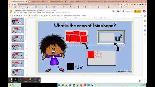 3 Quizzes: Measuring AREA and PERIMETER Google Forms™ by GroovyGarden