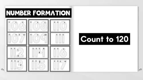 1st Grade | Number Tracing 0–120 | Task Cards by The Numerical Nook