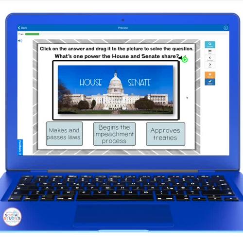 Branches of Government Bundle Differentiated BOOM Cards, Task Cards ...