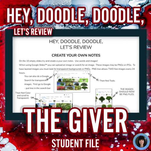 THE GIVER | THE GIVER GOOGLE SLIDES AND PRINT by Linda Jennifer