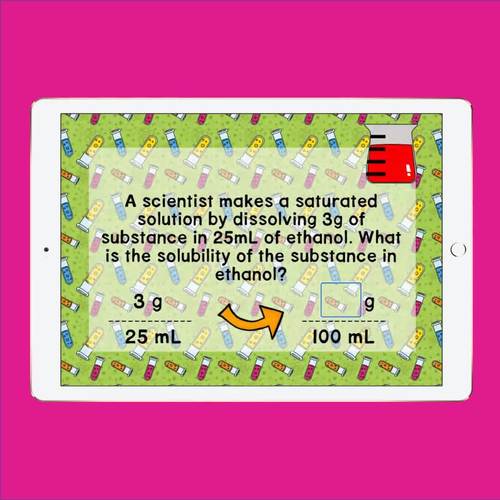 Solubility Boom Cards | Science and math by LOL - Life of Learning