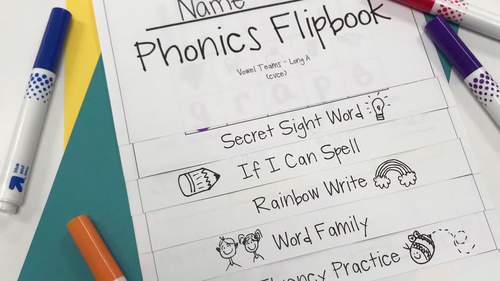 Long Vowel I (cvce) phonics Flipbook #2 - Great for Interventions!
