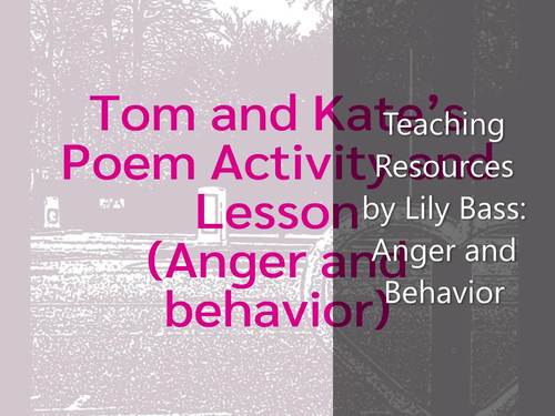 Behavior: Anger and Behavior Poem Activity and Lesson (US) | TPT