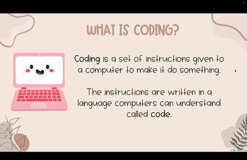 Grade 3 Ontario- Coding Math Slides | PowerPoint + Google Slides