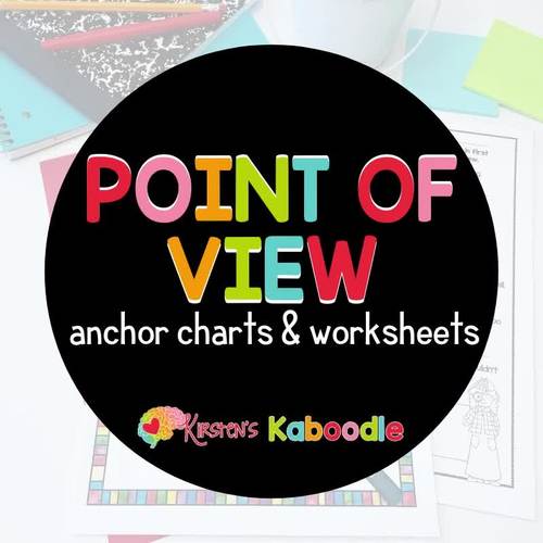 Point of View Worksheets by Kirsten's Kaboodle | TPT