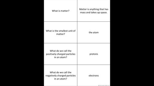 Matter Flashcards by The Productive Teacher | TPT