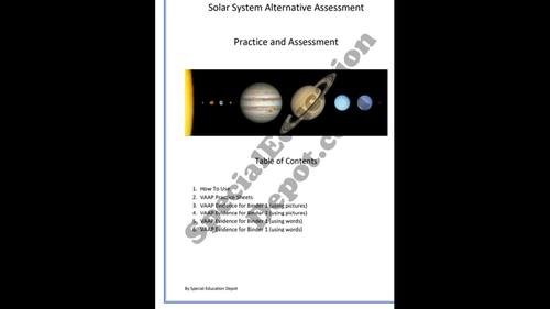 Organization of the Solar System Assessment VAAP VESOLs S-5 6 and S-8 1