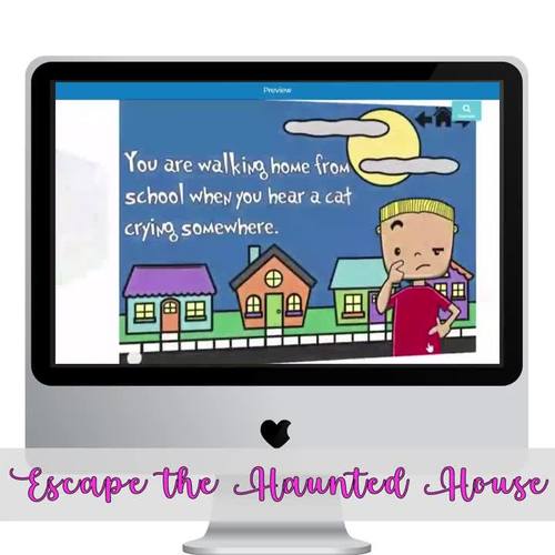 Escape the Haunted House | Halloween Escape Room | Boom™ Cards | TpT