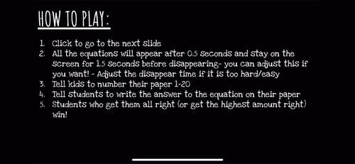 Adding W/ Base-Ten (2-Digit Numbers) APPEARING/DISAPPEARING GAME PPT ...