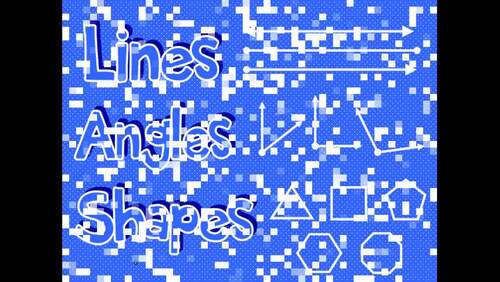 Lines, Angles, Shapes PPT with Audio Narration Grades 3 - 5 Common Core