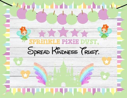 Magical Sprinkle Pixie Dust Kindness Bulletin Board Kit Door Classroom ...