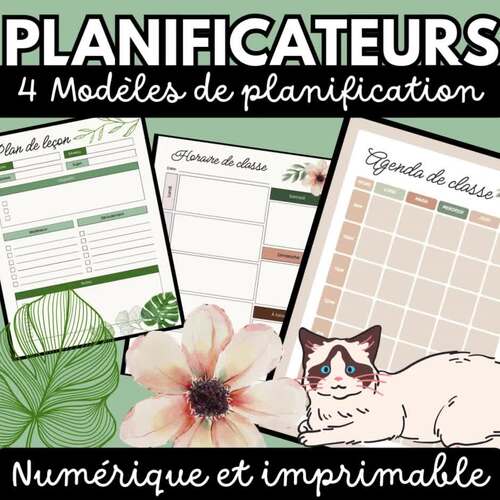 Planification Enseignant Français | Plans Hebdo & Mensuels PDF + Google ...