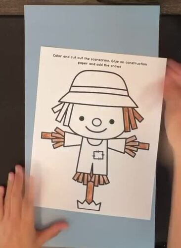 Making 5 and 10 Scarecrow Craft by Anh Huynh | TPT