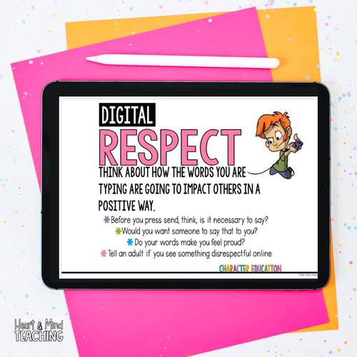Respect - Character Education & Social Emotional Learning activities