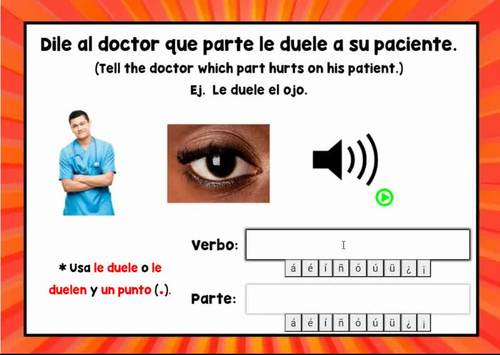 SPANISH BODY PARTS BOOM CARDS ⭐ Spanish Boom Cards ⭐ Doler Task Cards ...