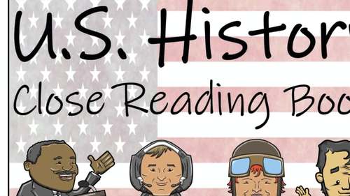 U.S. History Close Reading Comprehension Activity Book | 3rd Grade ...