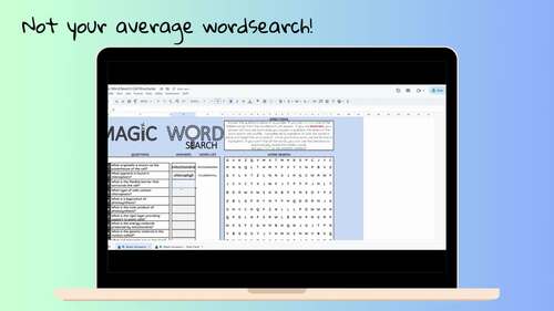 Digital Wordsearch Cell Structures Biology Activity by QueenOfCuriosity