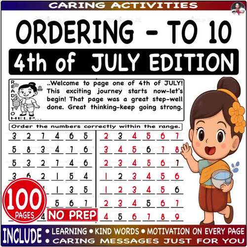 Ordering numbers fact fluency Within 10 Easy Quick Track Brain - 4th of ...