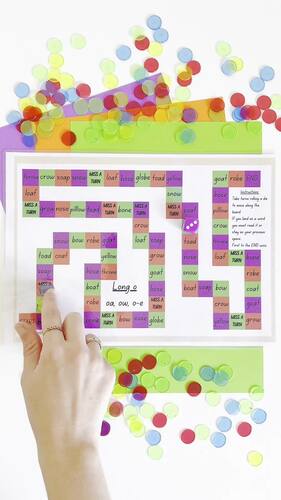 Long O Vowel Teams Roll and Read (oa, ow and o-e) Phonics Game- Aussie ...