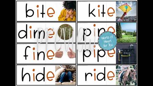 Magic e (CVCe words) long i variant - differentiated activities and ...