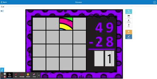 BOOM Cards: Double-Digit Subtraction WITHOUT Regrouping by Mme Bock