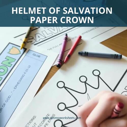Armor of God Printable Paper Crown | Bible Lesson for Kids | Ephesians ...