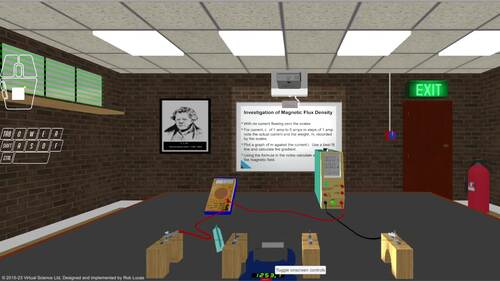 Magnetic Flux of a current carrying Wire - Interactive 3D Simulation ...