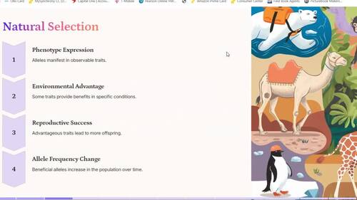 Pre-AP Biology Evolution Unit, Forces of Evolution, PowerPoint Slides ...