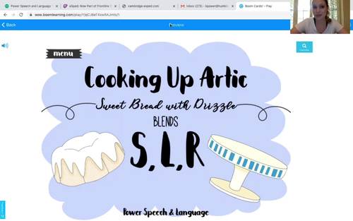 Cooking Up Artic Blends, Boom Cards Speech Therapy, Distance Learning ...