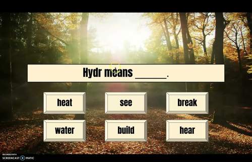Greek and Latin Root Words Digital Vocabulary Game and Assessments Sets ...