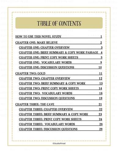 Twenty and Ten Novel Study Guide: Comprehensive ELA Resource for Grades 1-5