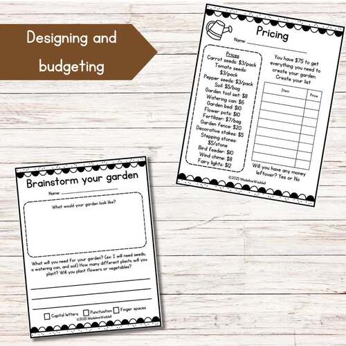 AG Days: Garden Budget Planning & Money Word Problems for 2nd Grade