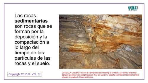 Rocas: Rocks & Minerals Study Guide + Visual Concept Map (SPANISH) | ESL