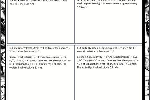 1D Kinematics Practice Problems 72 WORKSHEETS WITH ANSWER KEYS by Atom ...