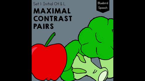 CH and L Articulation Cards Maximal Pairs for Complexity Approach in Speech