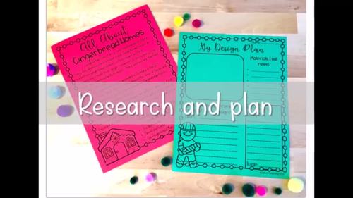 Project Based Learning Gingerbread House STEM by Tails of Teaching