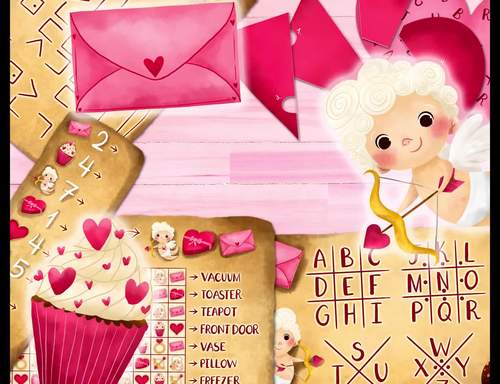 Valentine's Day Treasure Hunt | Printable Escape Room For Kids ...