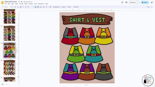 Digital Build a Fall Gnome Project & Writing Prompts Resource on Google ...
