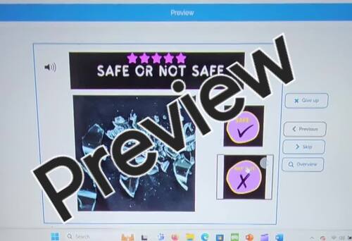 Safe or Unsafe Boom Cards by Media Mamaw | TPT