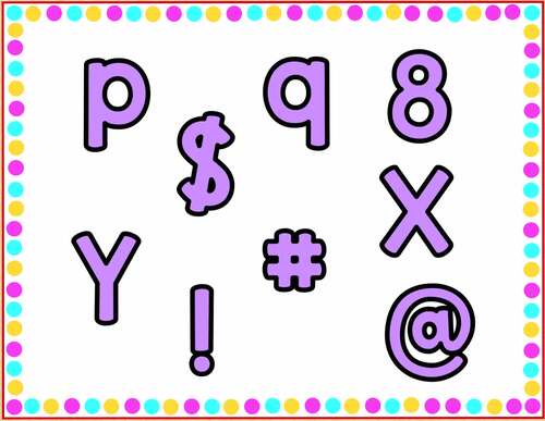 Printable Bright Purple Bulletin Board Letters, Editable Alphabet ...