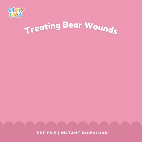 Printable Teddy Bear First Aid Activity - Pretend Play Doctor Set by ...