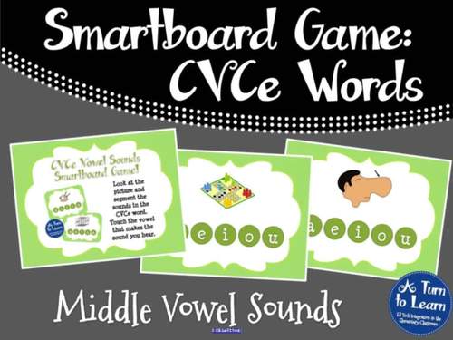 Super E / CVCe Long Vowel Sounds Game (Smartboard or Promethean Board!)