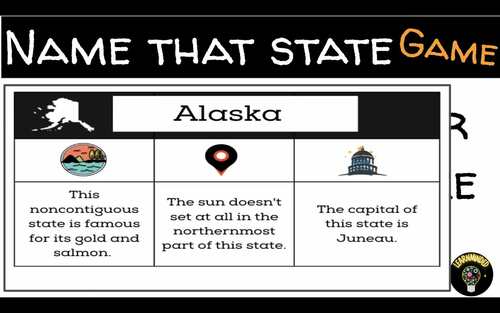 50 States Guessing Activity by Learnminded | TPT