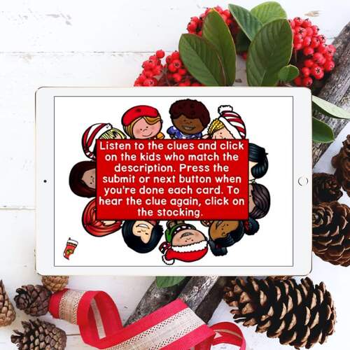 Christmas around the world listening comprehension Boom cards | TPT