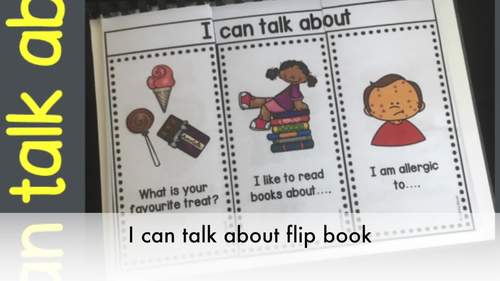 Social Skills for Autism: I Can Talk About Flip Book by Katrina Bevan