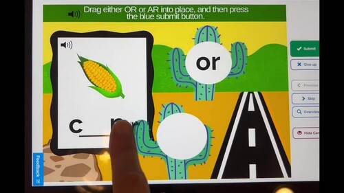 R Controlled {Bossy R} Vowels Digital Boom™ Game for AR and OR | TPT